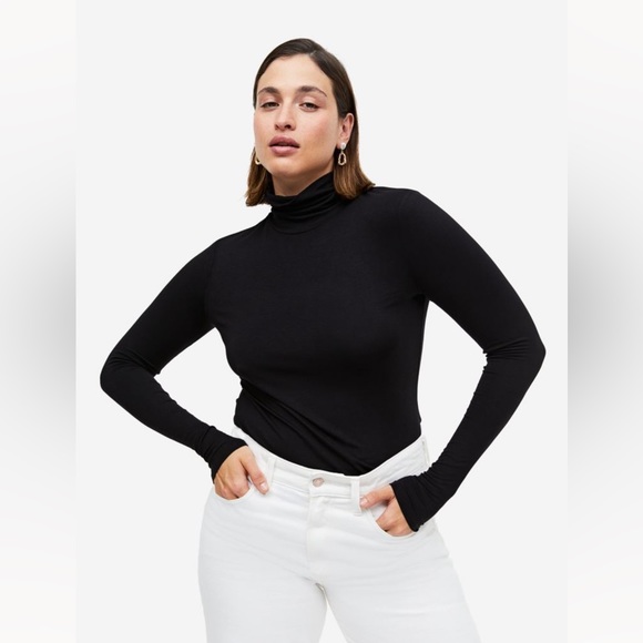 H&M | Tops | Hm Basic Black Turtle Neck | Poshmark
